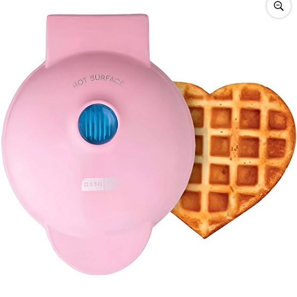 Kitchen | New Dash Mini Pink Heart Waffle Maker | Poshmark